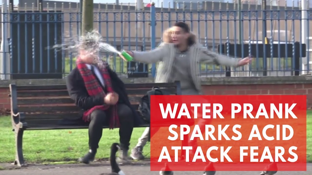 Youtuber Arya Mosallah slammed for acid attack-style prank - YouTube