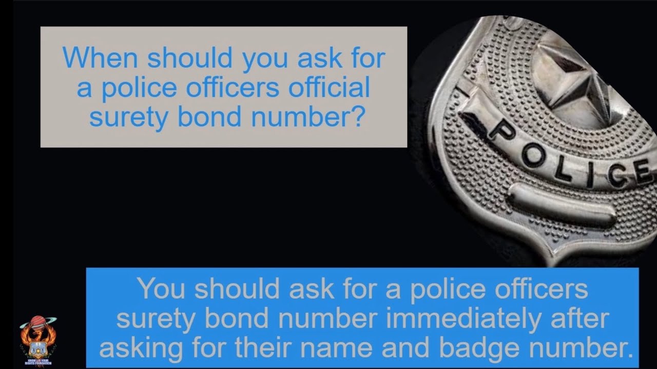When Should You Request an Officer's Official Surety Bond Number? - YouTube
