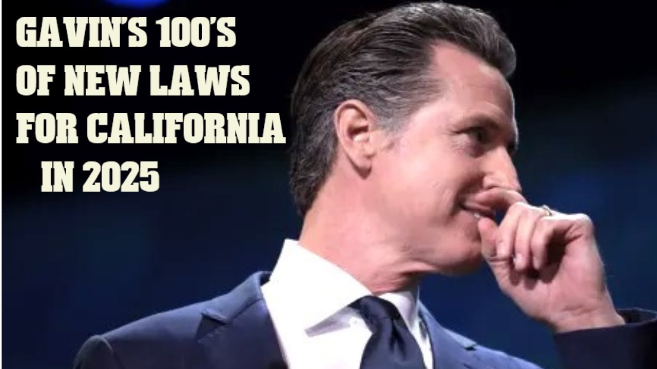 Gavin's 100's Of NEW LAWS - YouTube