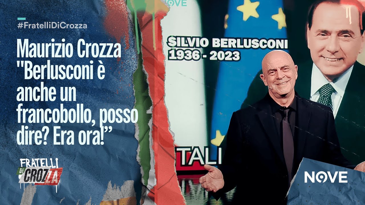 Maurizio Crozza "Berlusconi è anche un francobollo, posso dire? Era ora ...