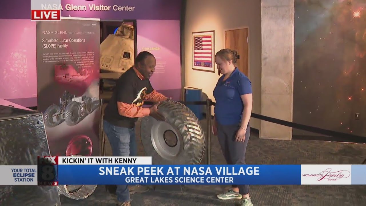 NASA is getting Kenny psyched for science & the solar eclipse - YouTube