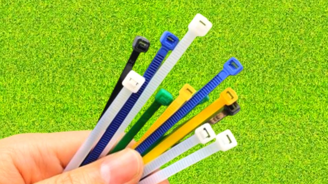 10 Amazing Tricks with Cable Ties that EVERYONE should know - YouTube