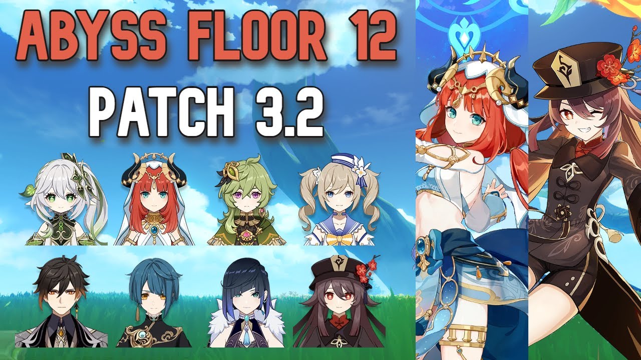 Spiral Abyss Floor 12 (Patch 3.2) Bountiful Cores Nilou & Hydro ...