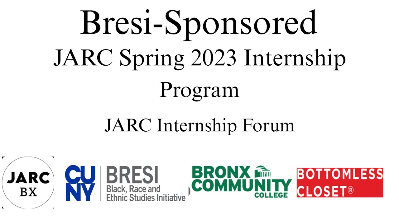 Bresi-Sponsored JARC Spring 2023 Internship Program JARC Internship ...