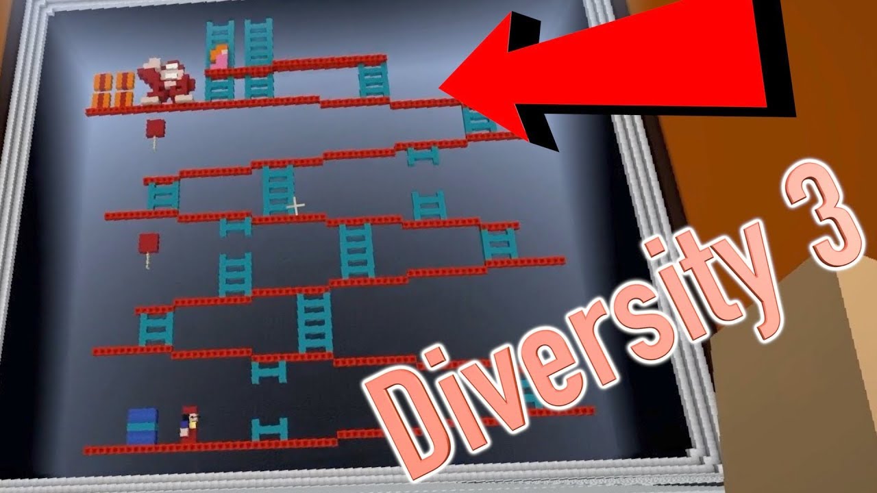 DONKEY KONG IN MINECRAFT!? Diversity 3 Dropper Branch! - YouTube