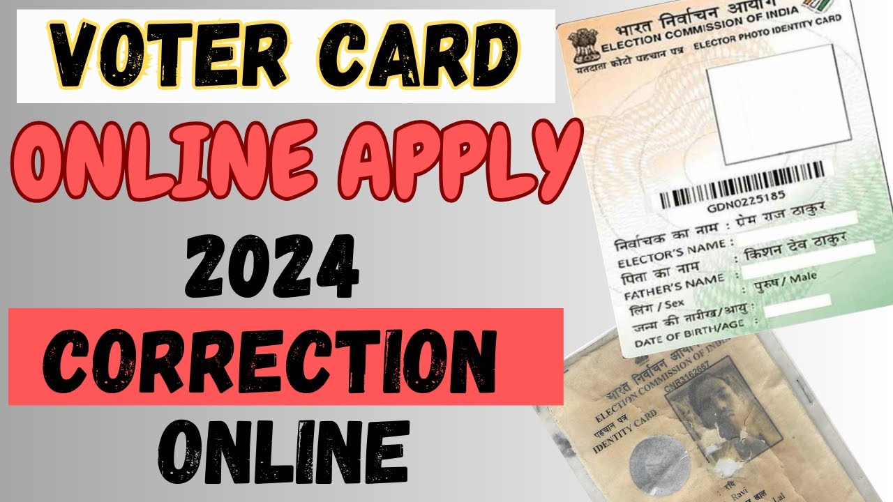 New Voter card kese apply kare | How to apply new voter card online ...