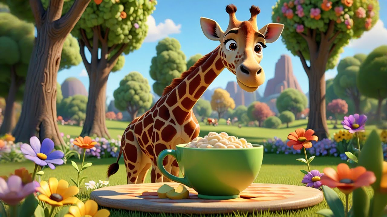 A Giraffe Ate My Alphabet Soup! 🦒🔤🥣 | Fun Learning & Alphabet Adventure ...