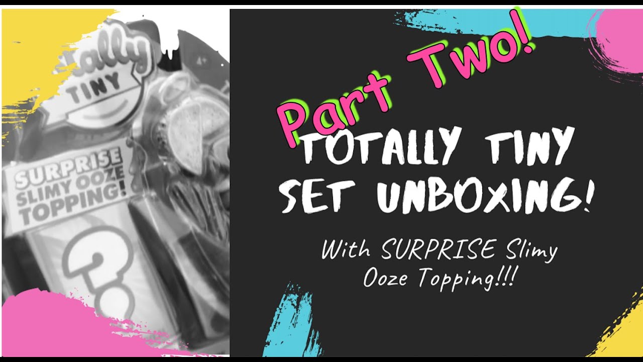 Totally Tiny Food Set unboxing PART TWO! - YouTube