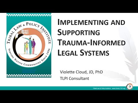 Implementing and Supporting Trauma Informed Legal Systems - YouTube