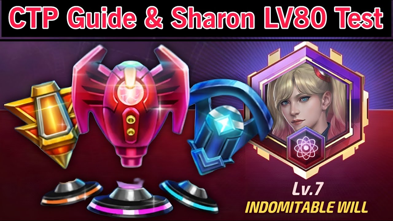 CTP guide and Sharon Rogers lv80 test | marvel future fight - YouTube