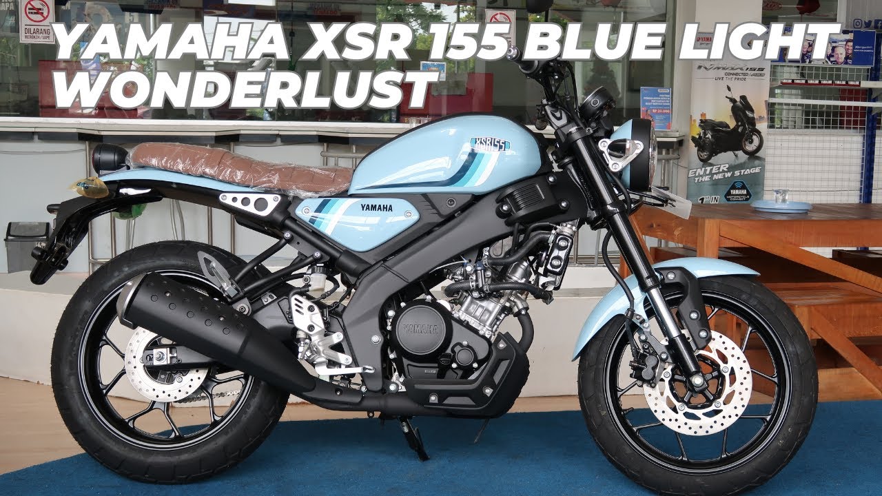 2024 YAMAHA XSR 155 VVA LIGHT BLUE WONDERLUST DETAIL & SPESIFICATION ...