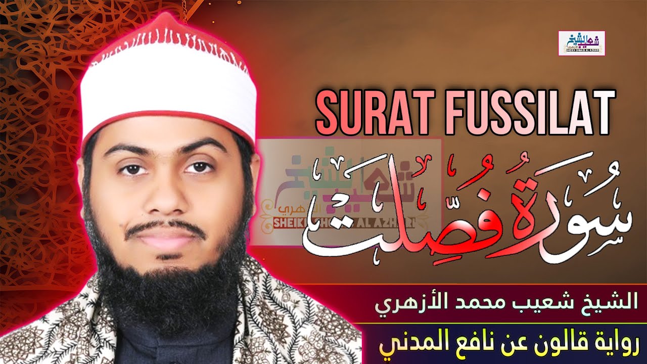 سورة فصلت برواية قالون عن نافع المدني بصوت القاريء الشيخ شعيب محمد