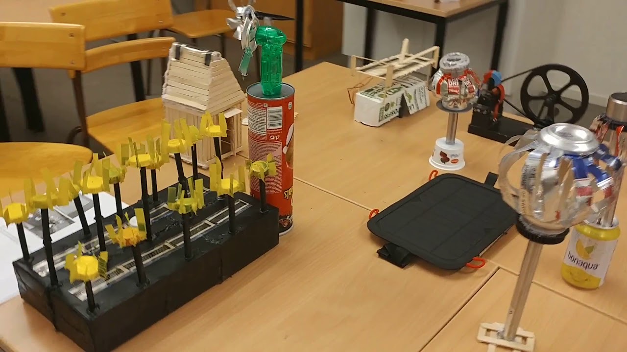 Prototyper/modeller från ämnesövergripande fysik- och teknikprojekt ...