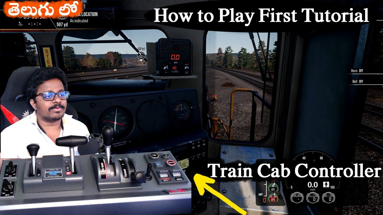 How to Drive Train Sim World 2 Driving with Train Cab Controller in ...