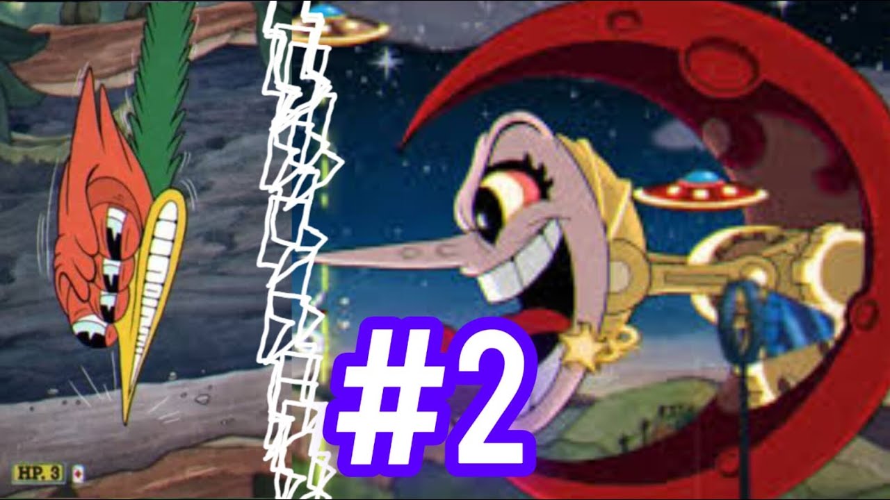 Cuphead #2 - PICA PAU E LUA DOIDA!!! - YouTube