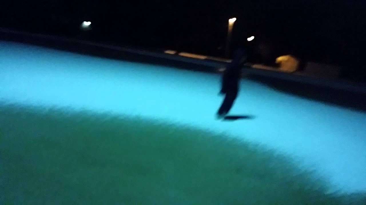 Kid almost falls into frozen water - YouTube