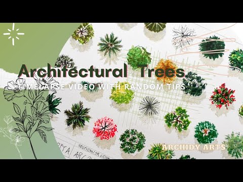 ARCHITECTURAL TREES // rendering timelapse 03 - YouTube