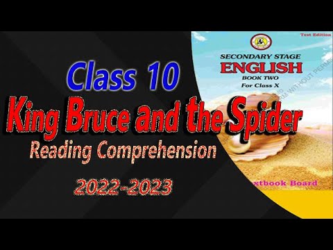 King Bruce and the Spider | Unit - 3.1|Reading Comprehension| Class X ...