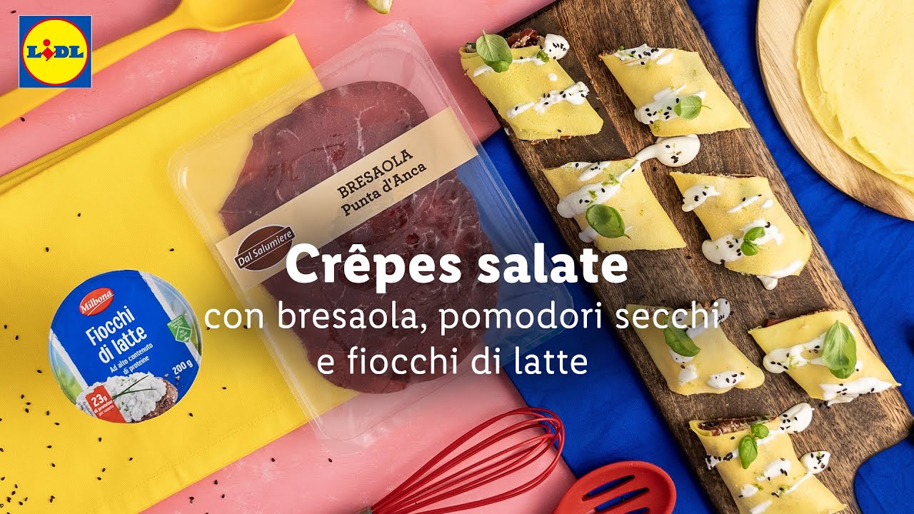 Crêpes salate con bresaola, pomodori secchi e fiocchi di latte | Chef ...