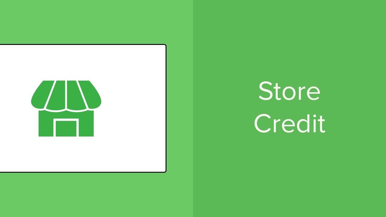 Store Credit in Vend | Vend U - YouTube