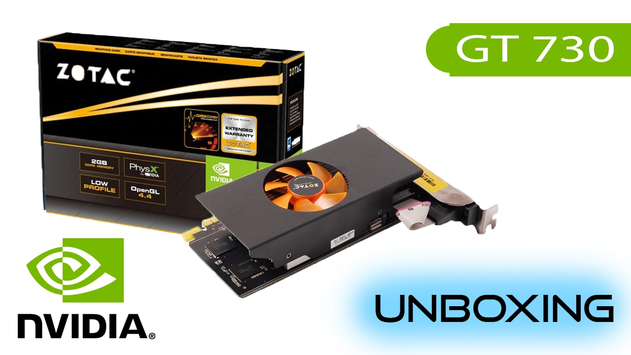 Unboxing! Nvidia GT 730 2GB DDR5 2017 - YouTube