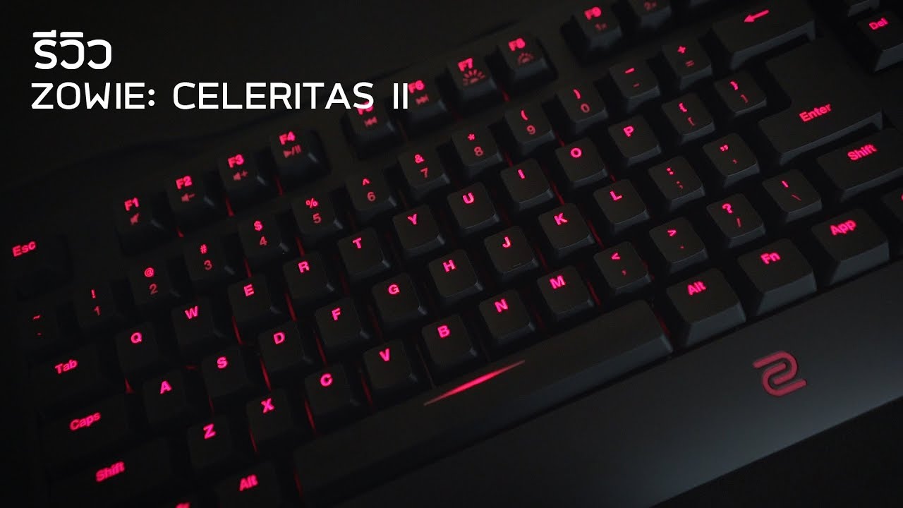 [รีวิว] Zowie: Celeritas II - Optical Keyboard? - YouTube
