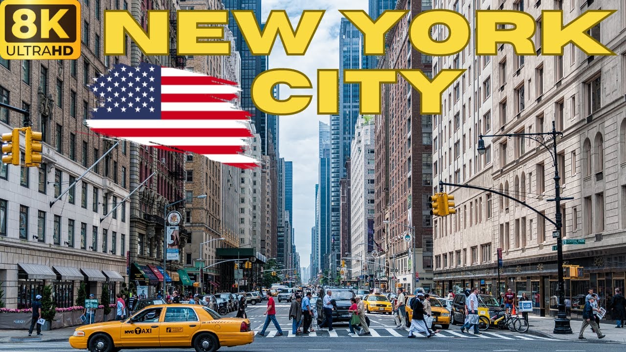 【8K】New York City: Manhattan Walk - 8th Avenue - Broadway - Central ...