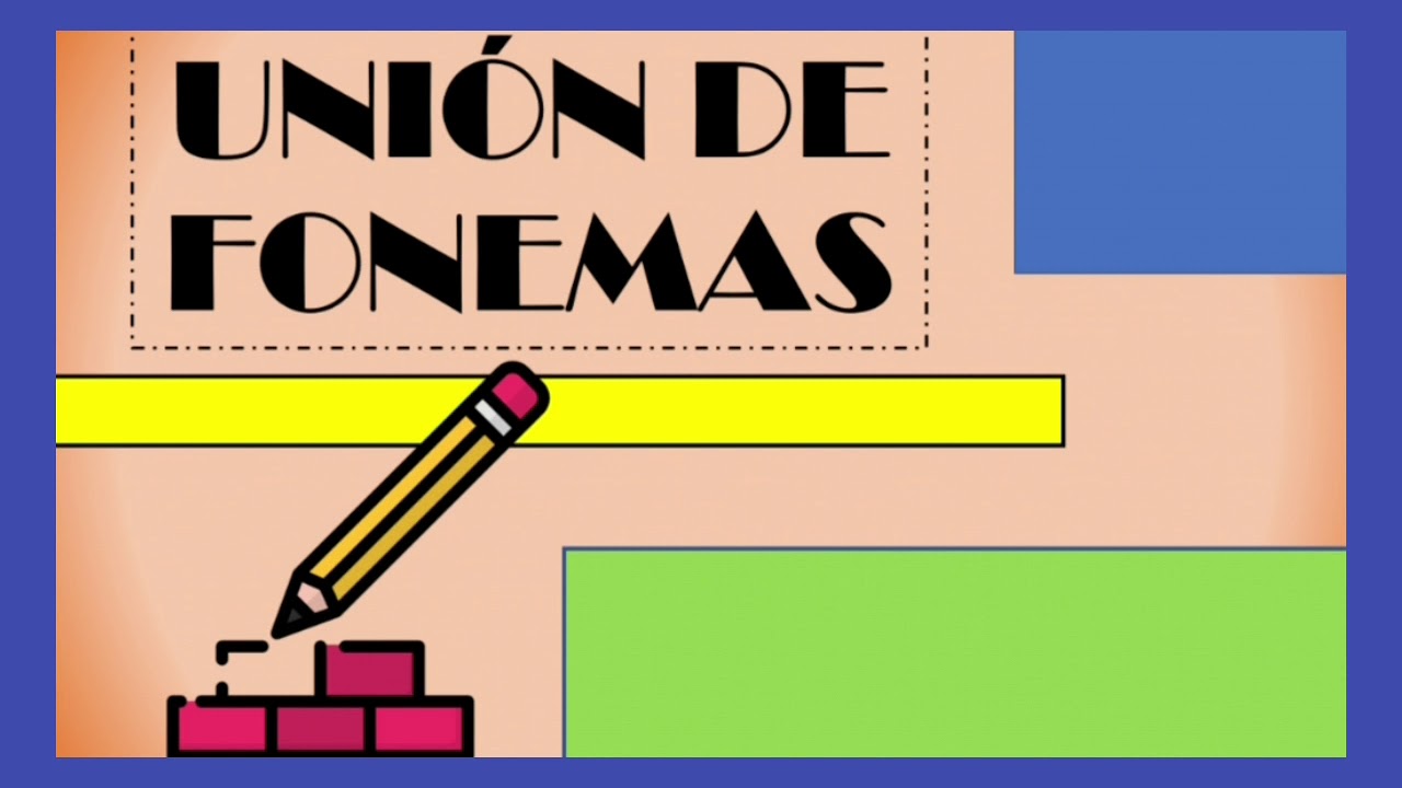 Unión de fonemas para niños -Ejercicios - YouTube