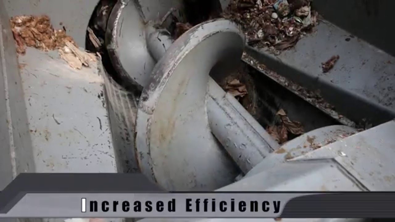 Sani Tech Auger Compactor - YouTube