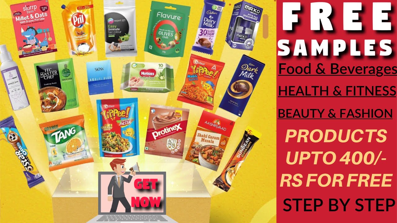 Free sample products in india | free products online - YouTube