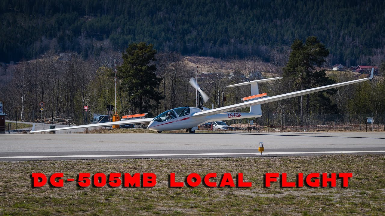 DG-505 MB local flight - YouTube
