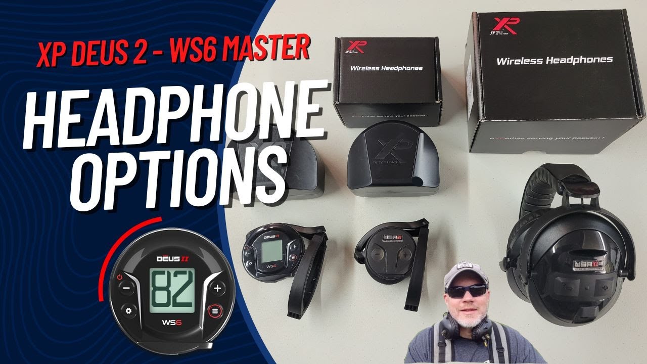 XP Deus 2 and WS6 Master Headphone Options - YouTube