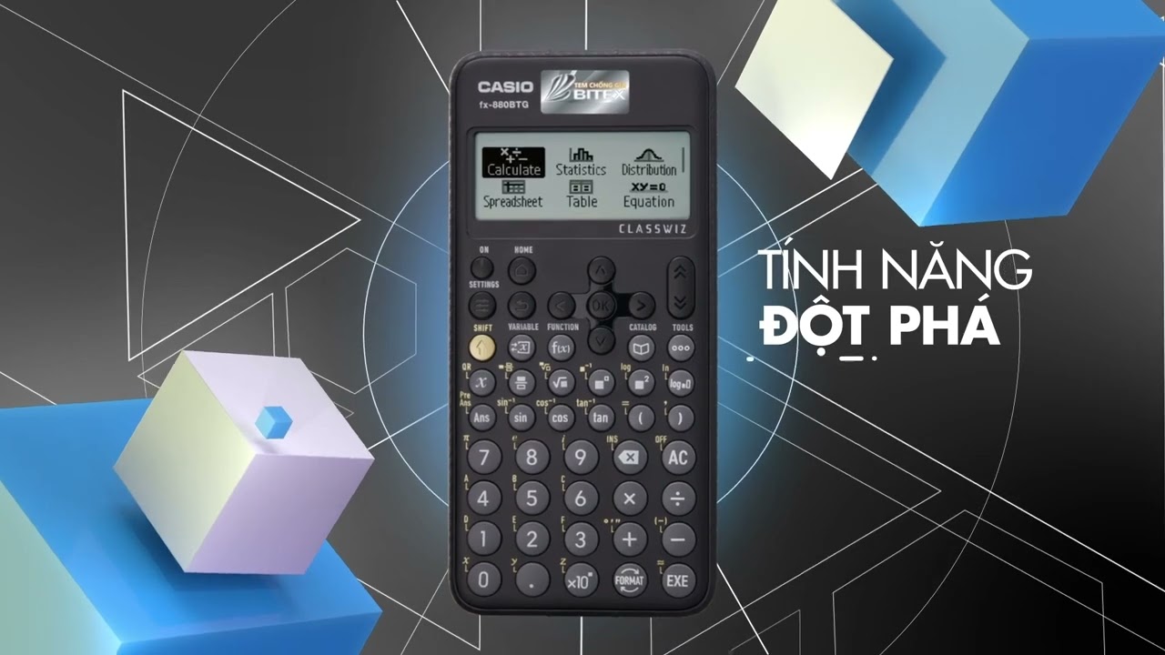 Máy Tính Casio FX-880BTG (Casio 880) - YouTube