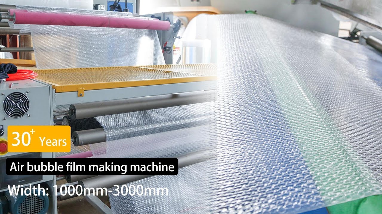 polyethylene air bubble wrap production line bubble wrap film machine ...