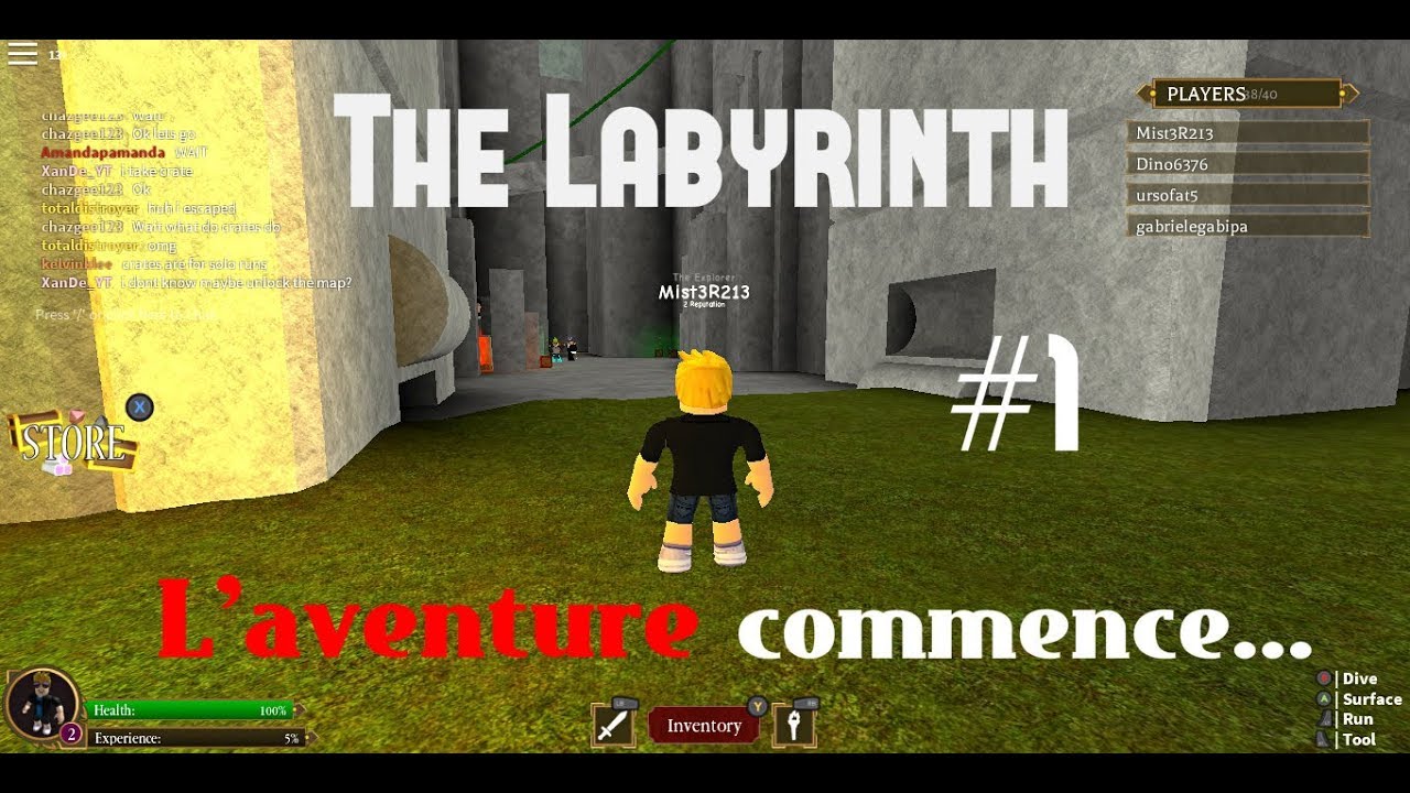 Roblox - [The Labyrinth - L'aventure commence...]#1 - YouTube