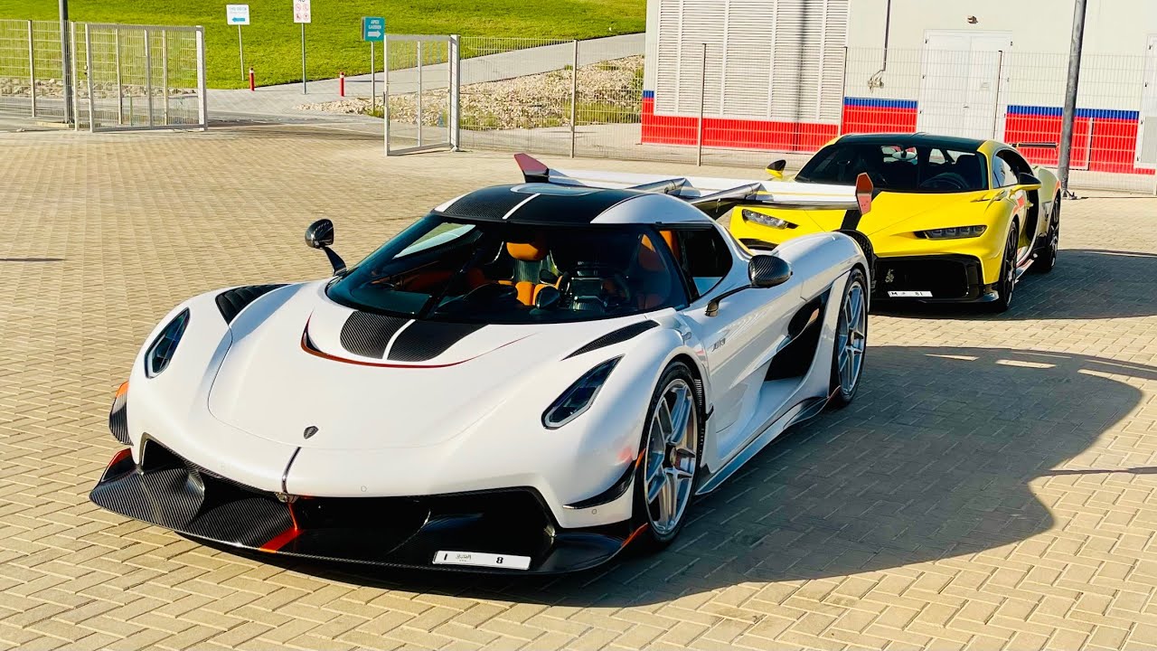 INSANE Supercars in Dubai gather for RACE. Track Day Special! - YouTube