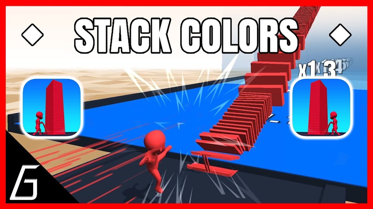 Stack Colors ALL LEVELS! 1 To 10 NEW GAME Stack Colors WORLD RECORD ...