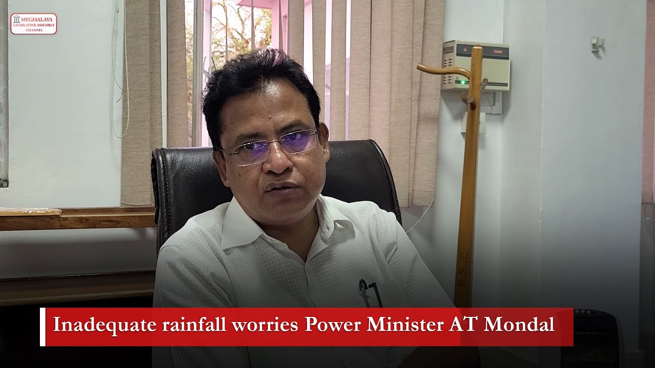Inadequate rainfall worries Power Minister AT Mondal - YouTube