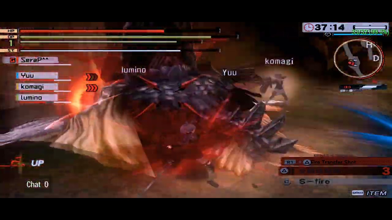 Muluplayer God eater 2 PPSSPP via hunterverse - YouTube