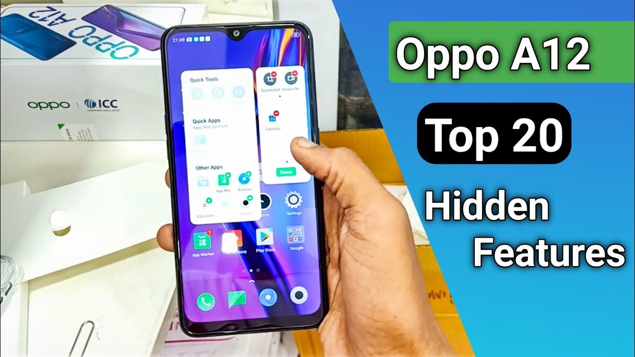 Oppo A12 Tips And Tricks - Top 20++ Hidden Features - YouTube