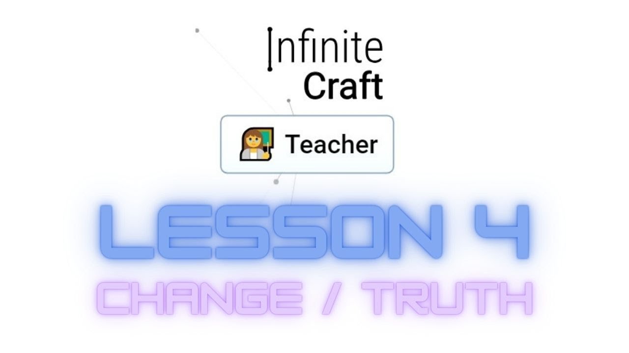 Infinite Craft Lesson 4: How to create Change / Truth - YouTube