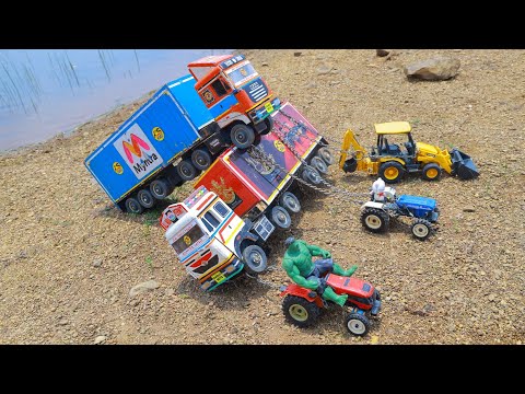 Bruder Tractor Ferrari SuperCar BharatBenz Tipper Accident Pulling Swaraj 855 Eicher 551 JCB ? CSToy