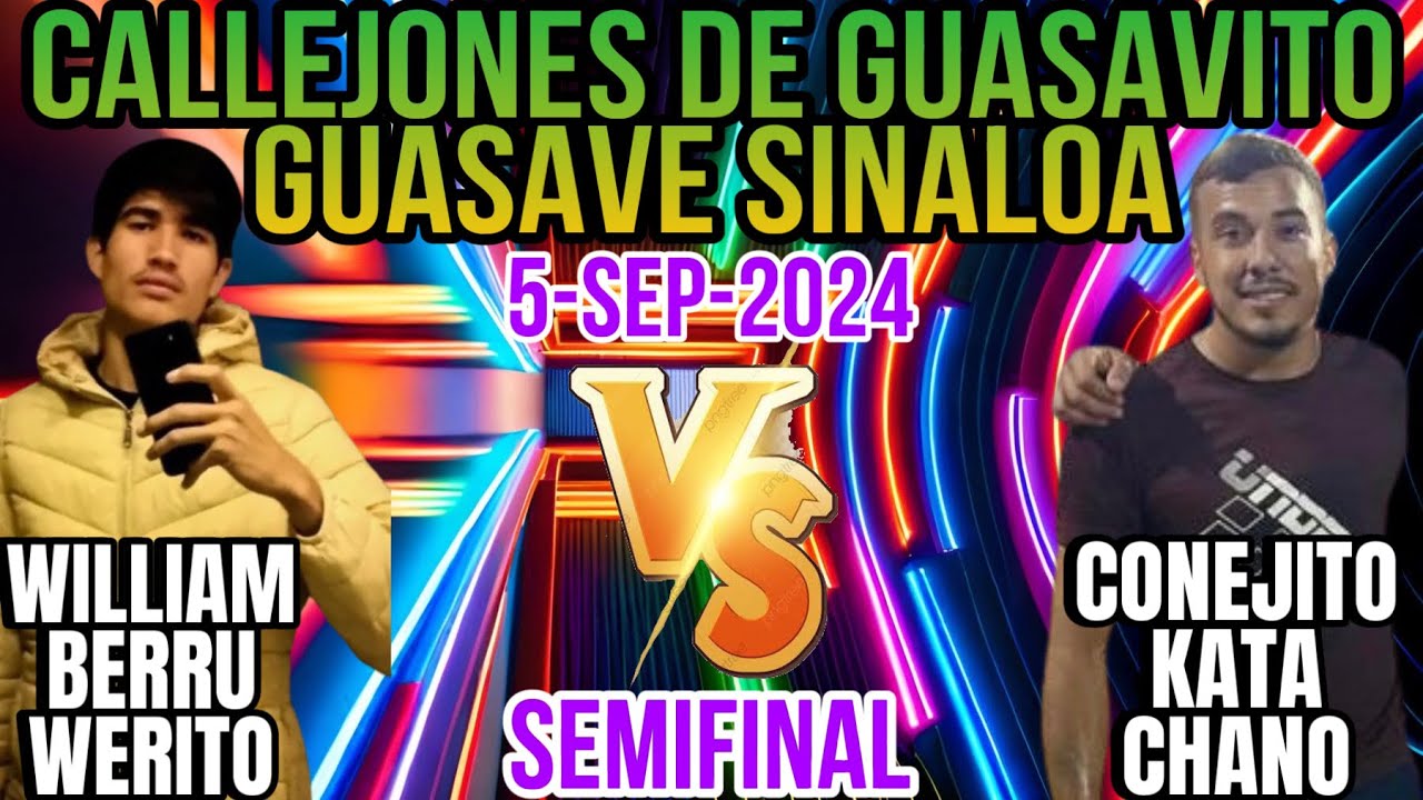 Willian Berru Werito 🆚 Conejito Kata Chona | SEMIFINAL | Callejones De ...