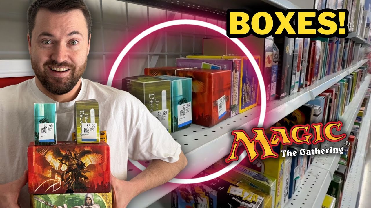 I Found Magic The Gathering Decks And Boxes In The Games Section At The ...