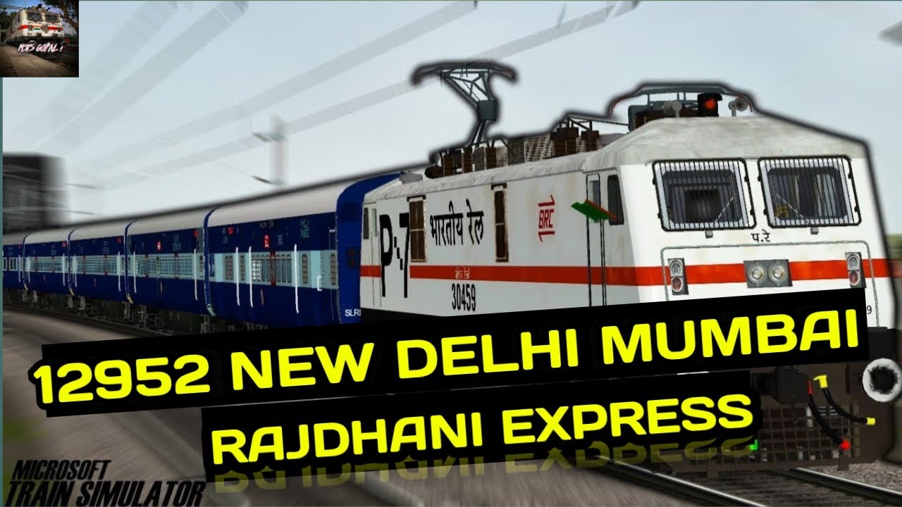 12952 New Delhi - Mumbai Rajdhani Express [ PART - 1 ] || New Delhi To ...
