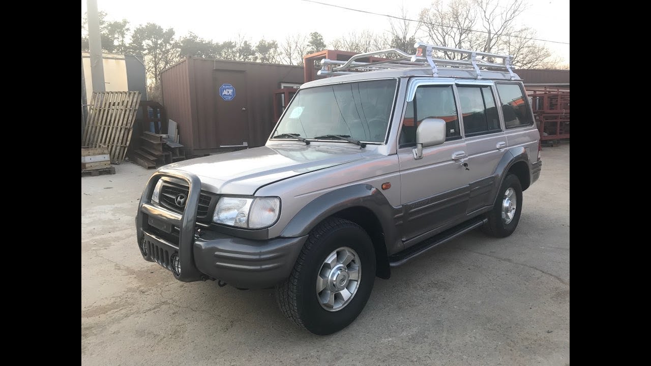 2002 HYUNDAI GALLOPER II 2U447995-MT+DIESEL (SOLD OUT) - YouTube
