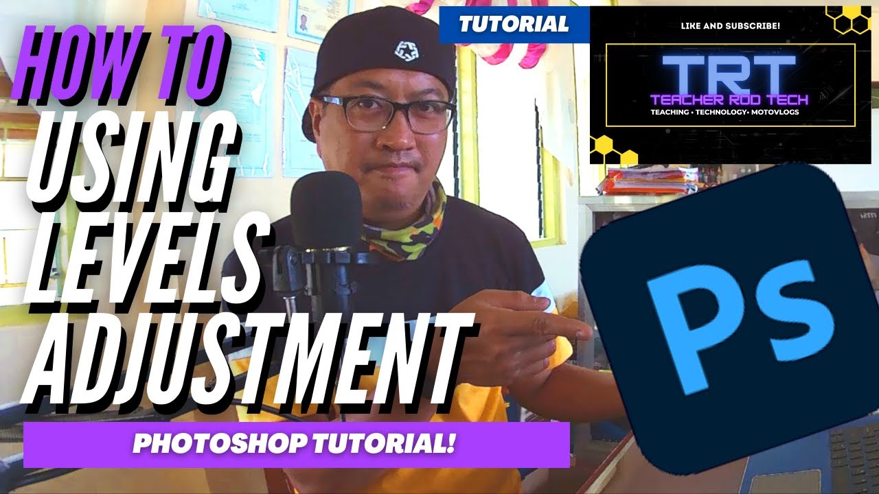 Using Levels Adjustment in Photoshop: Photoshop Tutorial For Beginners ...