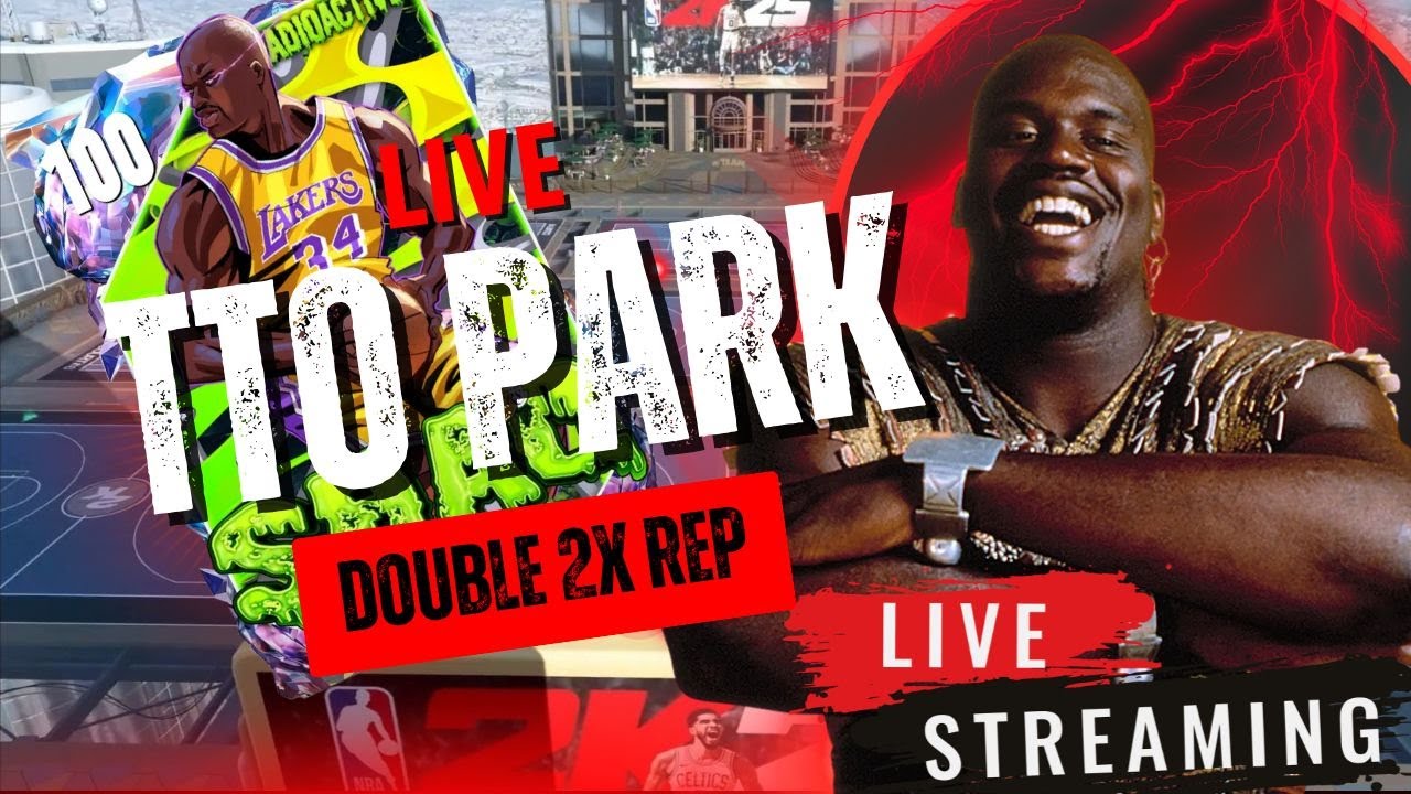 DOUBLE REP IN TTO PARK! BIG REP GAINS LIVE! | NBA 2K25 MyTeam - YouTube