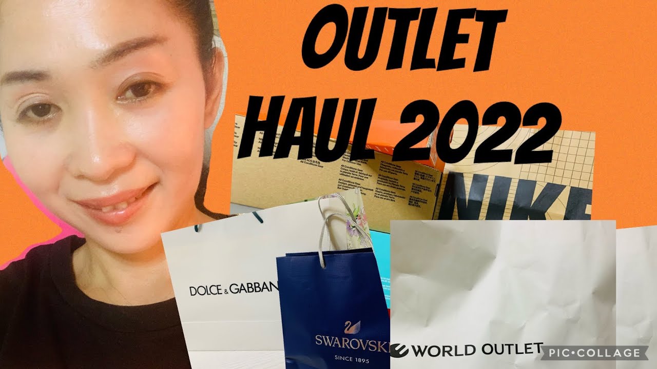 OUTLET HAUL VLOG! 😍🎁🇯🇵 dolce & gabbana , Nike , etc… 9- 1-22- (weekend ...