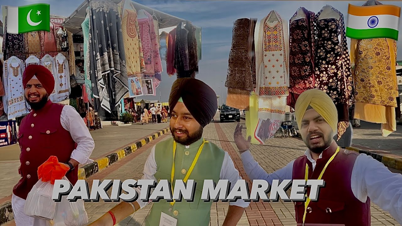 MARKET OF KARTARPUR CORRIDOR | PAKISTANI BAZAAR 🇵🇰| INDIANS 🇮🇳IN ...